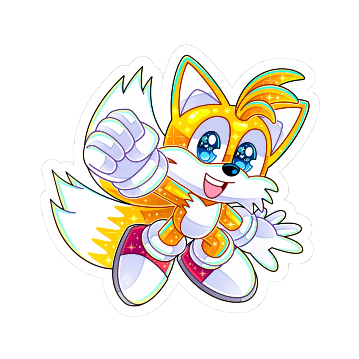 Chibi Tails Sticker – Kawaii Shirt